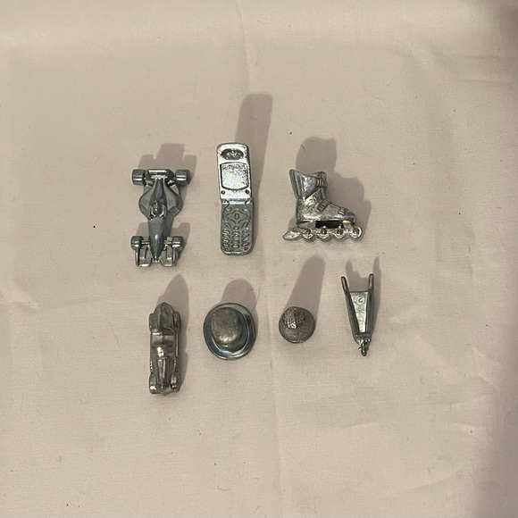 Hasbro | Toys | Monopoly Board Game Replacement Pieces Hasbro Set Of 7 ...